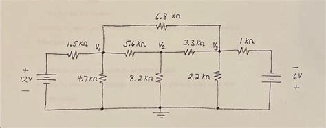 Solved What Is The Matrix Form Of The Node Equations Find