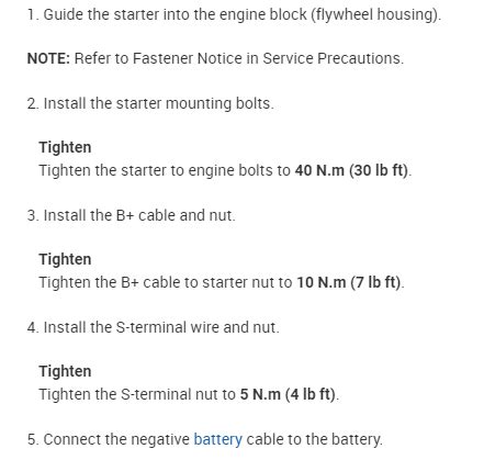 Starter Removal Hello I Hope Your Smart Gentleman Can Help Me