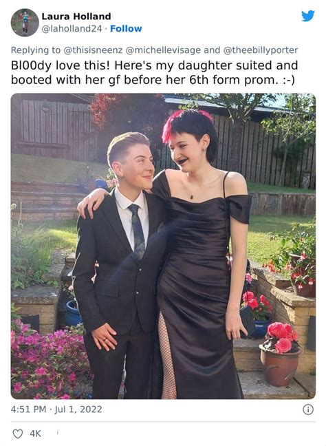 Mother Posts Photos Of Her Son Wearing A Prom Dress Which Encouraged