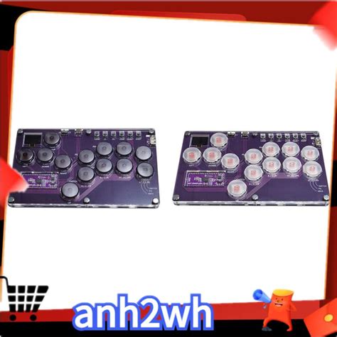 【a Nh】fight Stick Arcade Joystick Hot Swap Encoder Controller Xinput