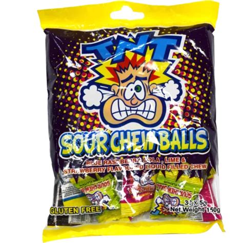 Tnt Sour Chews Balls 150g Sweetsworld Chocolate Shop