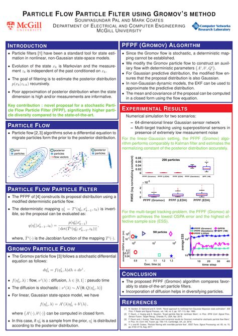 Pdf Particle Flow Particle Filter Using Gromovs Method