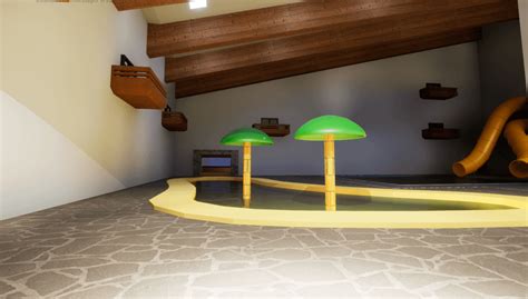 working on a game with rooms and interiors based on dreams and liminal