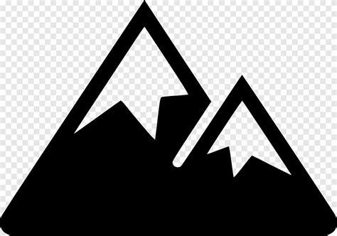 Iconos de computadora montaña gráficos escalables esquí estación de