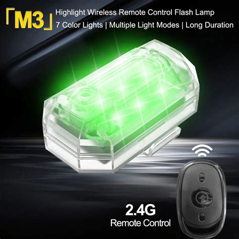 Controle Remoto Sem Fio LED Strobe Light L Mpada De Advert Ncia Anti