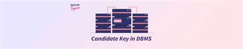 Candidate Key In Dbms Scaler Topics