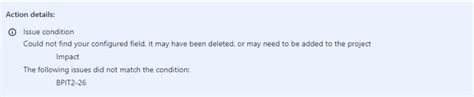 Automation Rule Is Failing With Could Not Find Your Configured Field