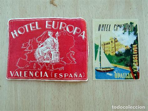 Lote De Antiguas Pegatinas De Hotel Las De La Comprar Pegatinas