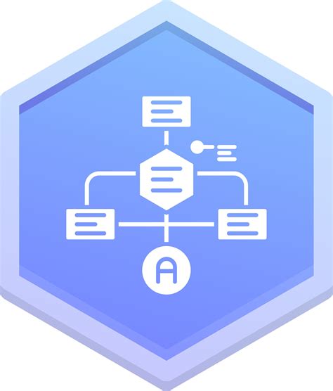 Flowchart Polygon Icon 38506130 Vector Art At Vecteezy
