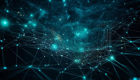 Ai가 생성한 네트워크 서버의 빛나는 미래형 디지털 디자인 무료 사진