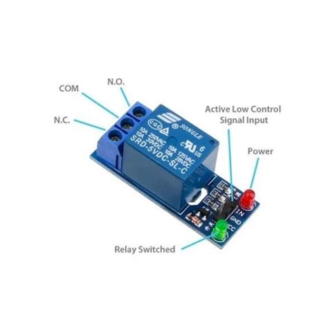 Módulo Relé Relevador 1 Canal A 5v 10a Low Level Relay Sieeg