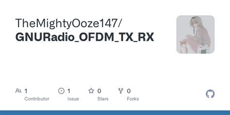 Github Themightyooze147gnuradioofdmtxrx