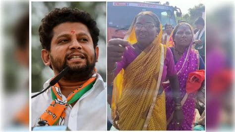 Villagers Who Went To Collect Sugar Distributed By Mp Sujay Vikhe Patil