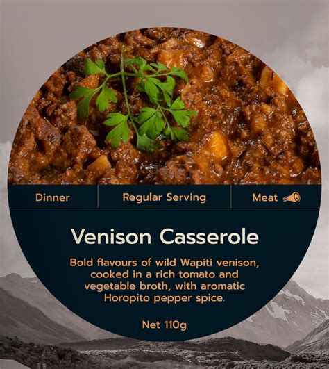 Venison Casserole 2195 Real Meals