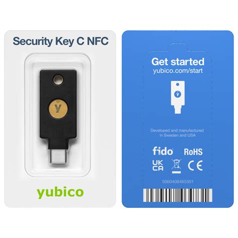 Security Key C Nfc By Yubico Black