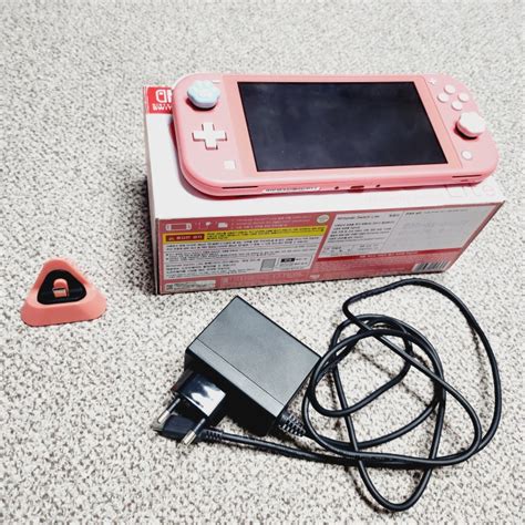닌텐도 스위치 라이트 핑크 당근 중고거래