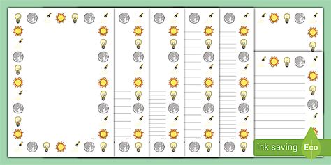 Light And Dark Page Borders