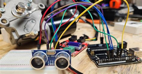 Control A Dc Motor With An Ultrasonic Sensor And Arduino