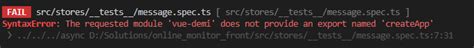 Testingpinia Not Support Vue 27 · Issue 1424 · Vuejspinia · Github