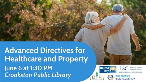 Advanced Directives For Healthcare And Property Crookston Public