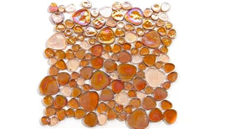 Iridescent Pebble Glass Mosaic Mosaic Glass Mosaic Iridescent