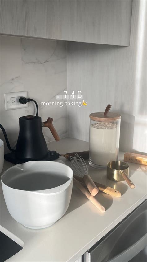 Baking Setup Aesthetic Room Decor Cooking Kitchen Dream House Interior