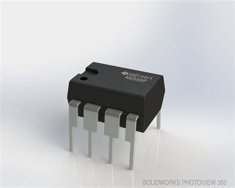 Free 555 Timer 3d Model