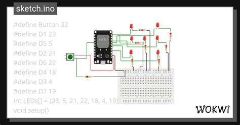 Dice Wokwi Esp32 Stm32 Arduino Simulator