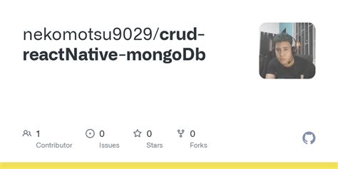 Github Nekomotsu Crud Reactnative Mongodb