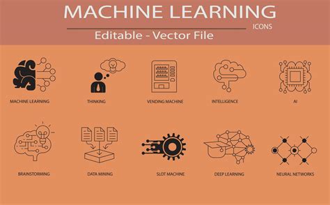 Machine Learning Concept Icons Use Designed For Contains Such Icons As
