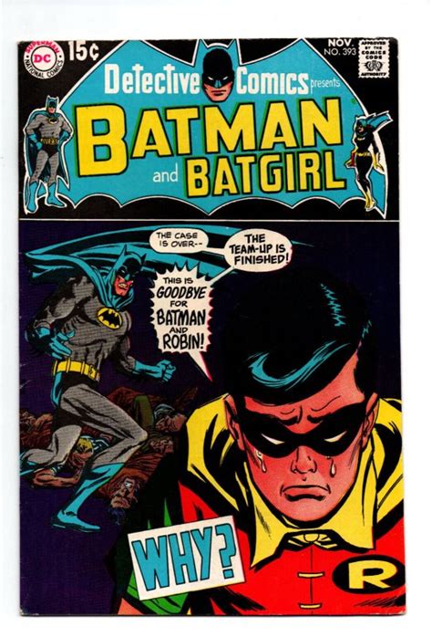 Detective Comics 393 Batman Robin Batgirl 1969 Fnvf Comic