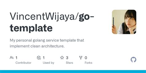 GitHub VincentWijaya Go Template My Personal Golang Service Template That Implement Clean