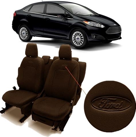 Capas Bancos Automotivos Couro New Fiesta Sedan Marrom Mercado Livre