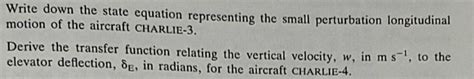 Write Down The State Equation Representing The Small Chegg Com