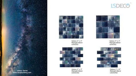 Galaxy Glass Pool Tile 2 X 2 Pool Tile Porcelain Tile And Mosaic