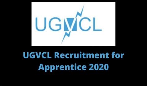 Ugvcl Recruitment For Apprentice Latest Govt Jobs