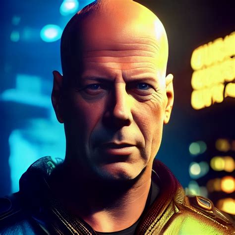 Bruce Willis As Blade Runners Rick Deckard Raiart
