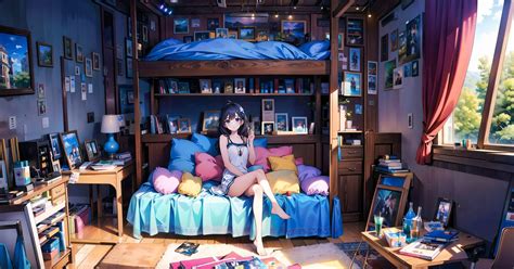 女の子 部屋 Oliveのイラスト Pixiv