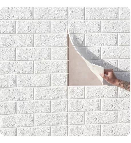 Panel D Vinilo Adhesivo Ladrillo Decorativo Easywall X Und Mercadolibre