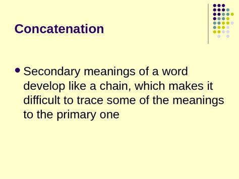 Polysemy In Modern English Polysemy Is