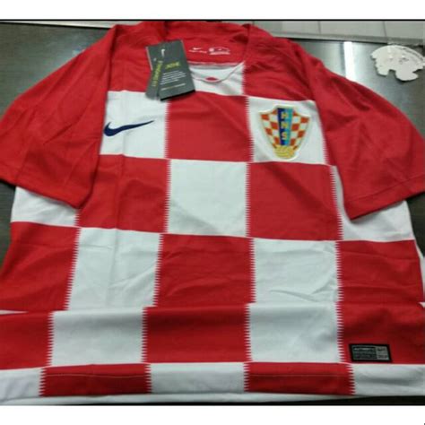 Jual JERSEY BAJU BOLA KROASIA HOME WORLD CUP 2018 GRADE ORI MURAH FNS