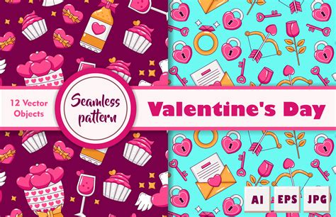 Valentines Day Seamless Pattern Graphic By Kevyn Creative · Creative