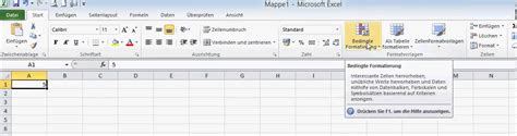 Excel Bedingte Formatierung Youtube