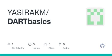GitHub YASIRAKM DARTbasics