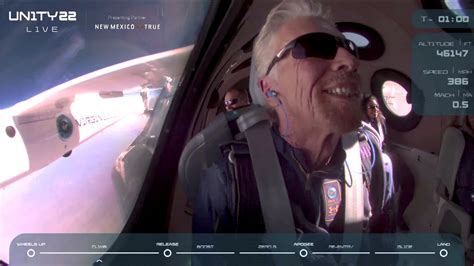 Richard Branson Successfully Completes First Virgin Galactic Space Flight
