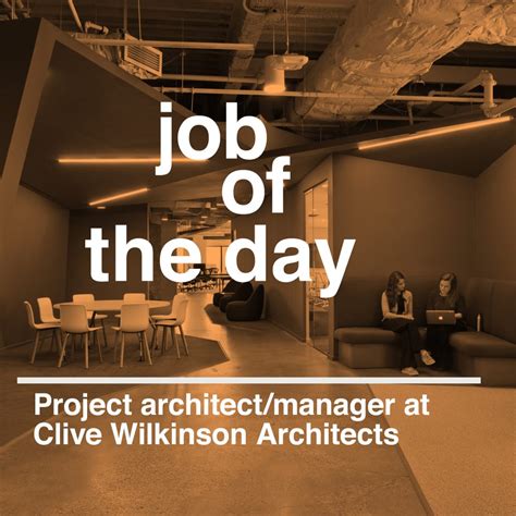 Job Of The Day Project Architectmanager At Clive Wilkinson Architects