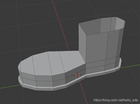 Blender图解教程：lowpoly风格的靴子建模lowpoly游戏 Csdn博客