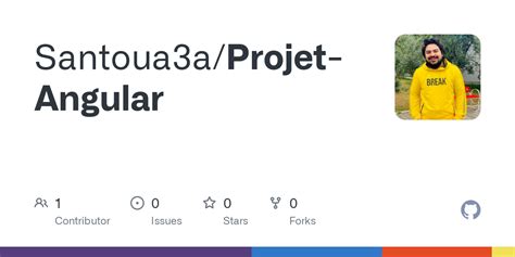 GitHub Santoua3a Projet Angular