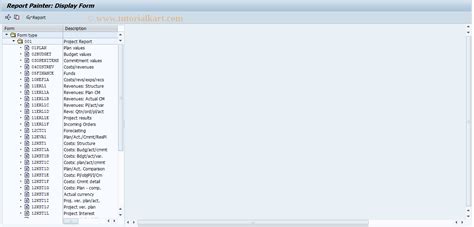 Cje6 Sap Tcode Display Project Report Layout