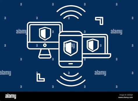 Abstract Security Illustration Icon Shield Security Icon Lock